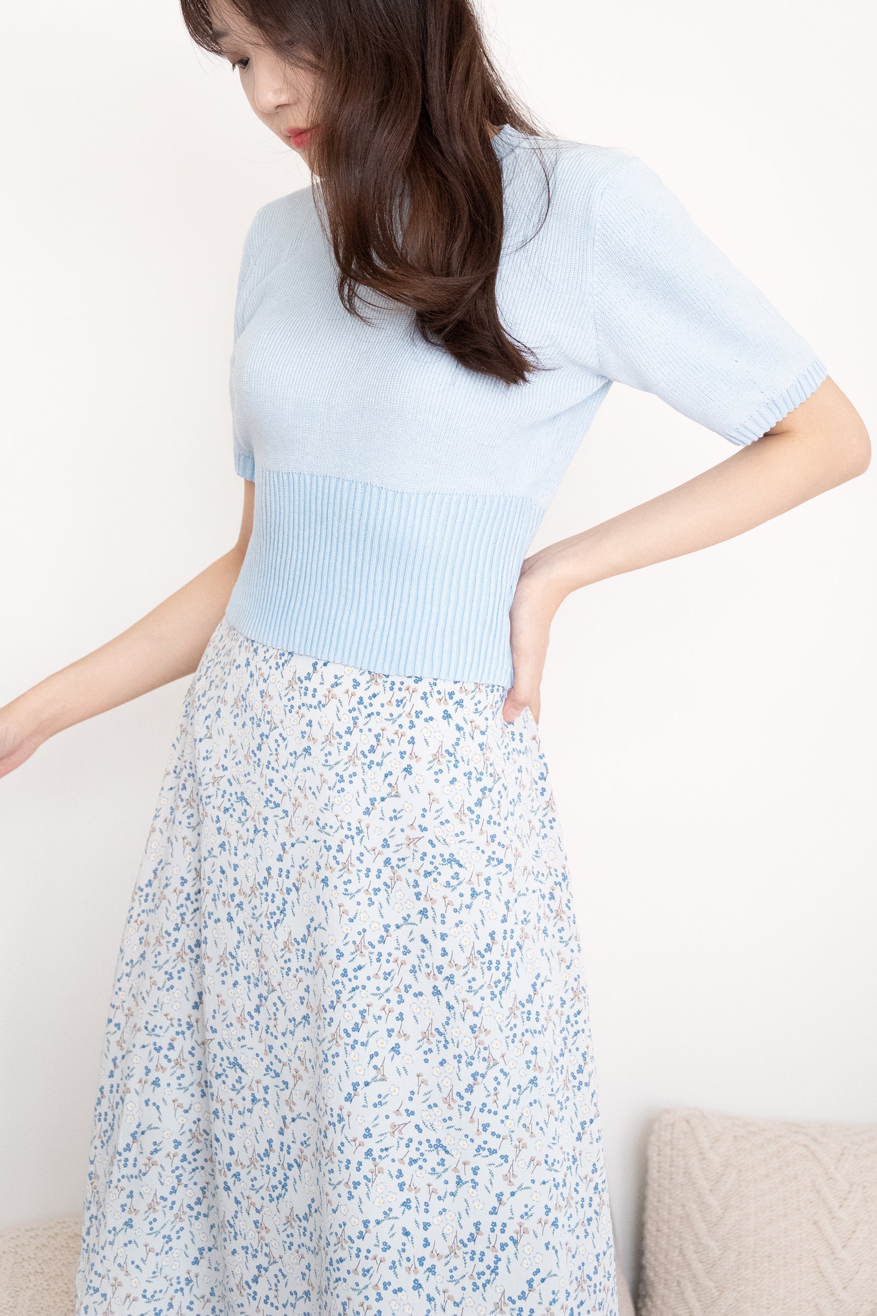 Knit Fitted Top – Half Phase