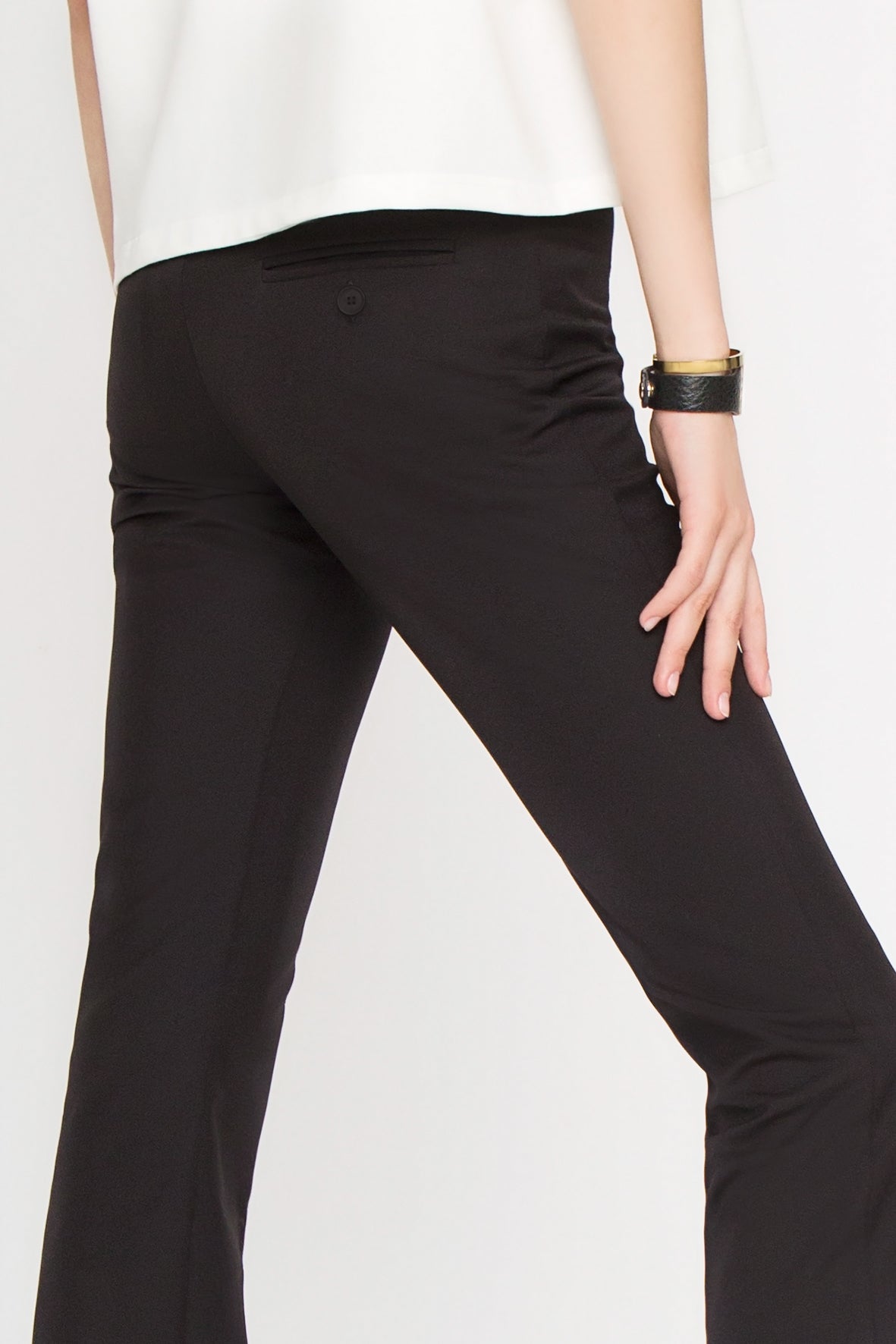 Lace-insert Flare Pants – Half Phase